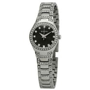 Bulova Women's Diamonds Black MOP Dial Stainless Steel Bracelet Watch ...