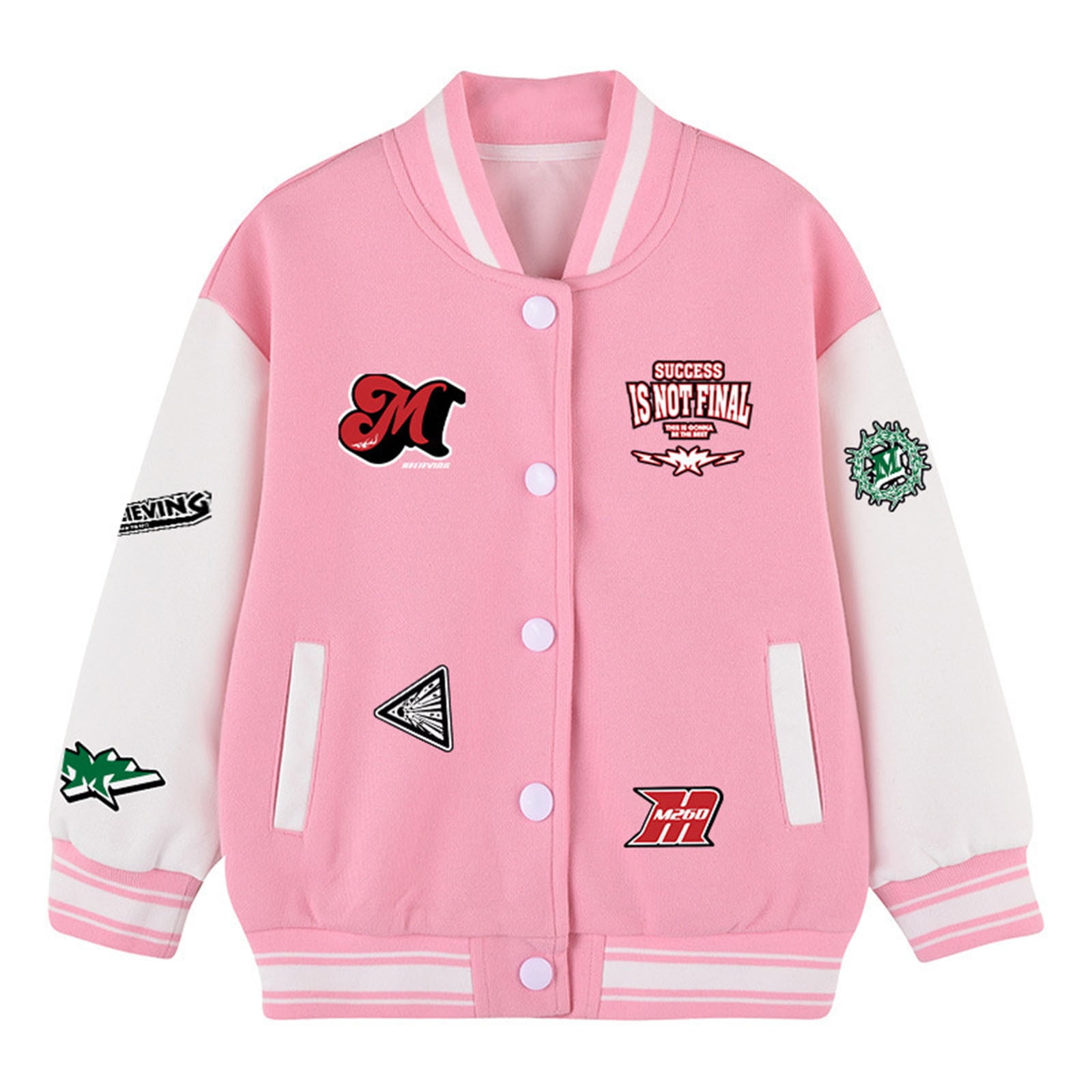 Click here for Tievosa Baseball Jacket Boys Girls Windbreaker Cas... prices