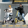 HOVERMAX Electric Scooter with Seat for Adults, 500W Motor 10" Commuter ...