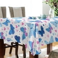 54x54in Square Printed Tablecloth Easy-Care Decorative Table Cloth for ...