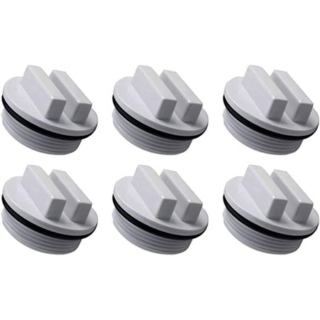 Swimming pool spa return pipe antifreeze plug filter drain plug 6 pcs ...