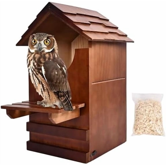 WoodLink Flicker Birdhouse 2.5" Hole Nesting Box for Flickers, Owls ...