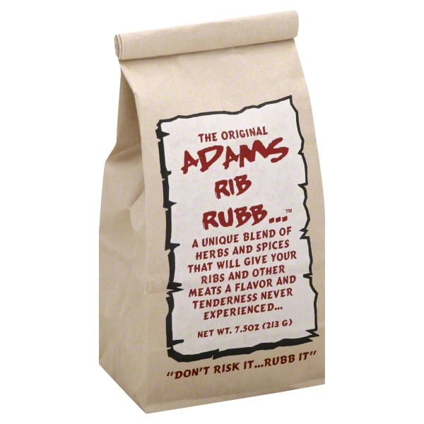 The Original Adam's Rib Rubb Spicy 7.5 oz Bag - Walmart.com