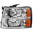 Teledu Pair Headlights Amber Corner For 07-13 Chevy Silverado 1500 2500 ...