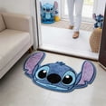 Cute Stitch Shaped Area Rug,Cartoon Anime Non-Slip Floor Mat,Soft ...