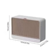Amketima Wall Mounted Soap Holder Double Compartment Drainable With Lid ...
