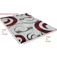 Handcraft Rugs-Swirls/Circles/Spiral Modern Contemporary abstrac tHand ...