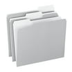 Office Depot Top Tab Color File Folders, 1/3 Cut, Letter Size, Gray ...