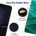 Blue Green Abstract Geometric Mouse Pad 31.5 x 11.82 Inches Rubber Desk ...
