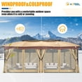 SANOPY 12x20ft Heavy Duty Gazebo with Metal Steel Frame Sturdy Tent ...