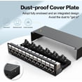 12Port Patch Panel CAT7 Keystone Patch Panel Shielded Network Patch ...