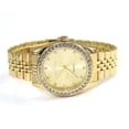 42mm Montres Carlo Men's Fashion Metal Band Sparkling Stones Luxury ...