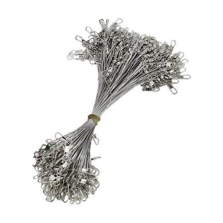 Xinxinyy 100 Pieces Anti Bite Steel Wire Fshing Anti Bite Steel Wire ...