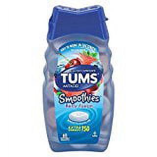 Tums Extra Strength Chewable Tablets for Acid Reflux, Stomach Ache ...