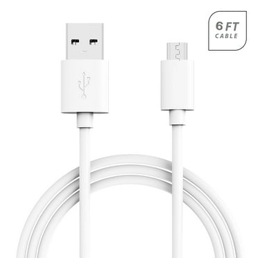 3.3ft Pvc Micro Usb 2.0 Data Cable In White And Simple Packaging ...