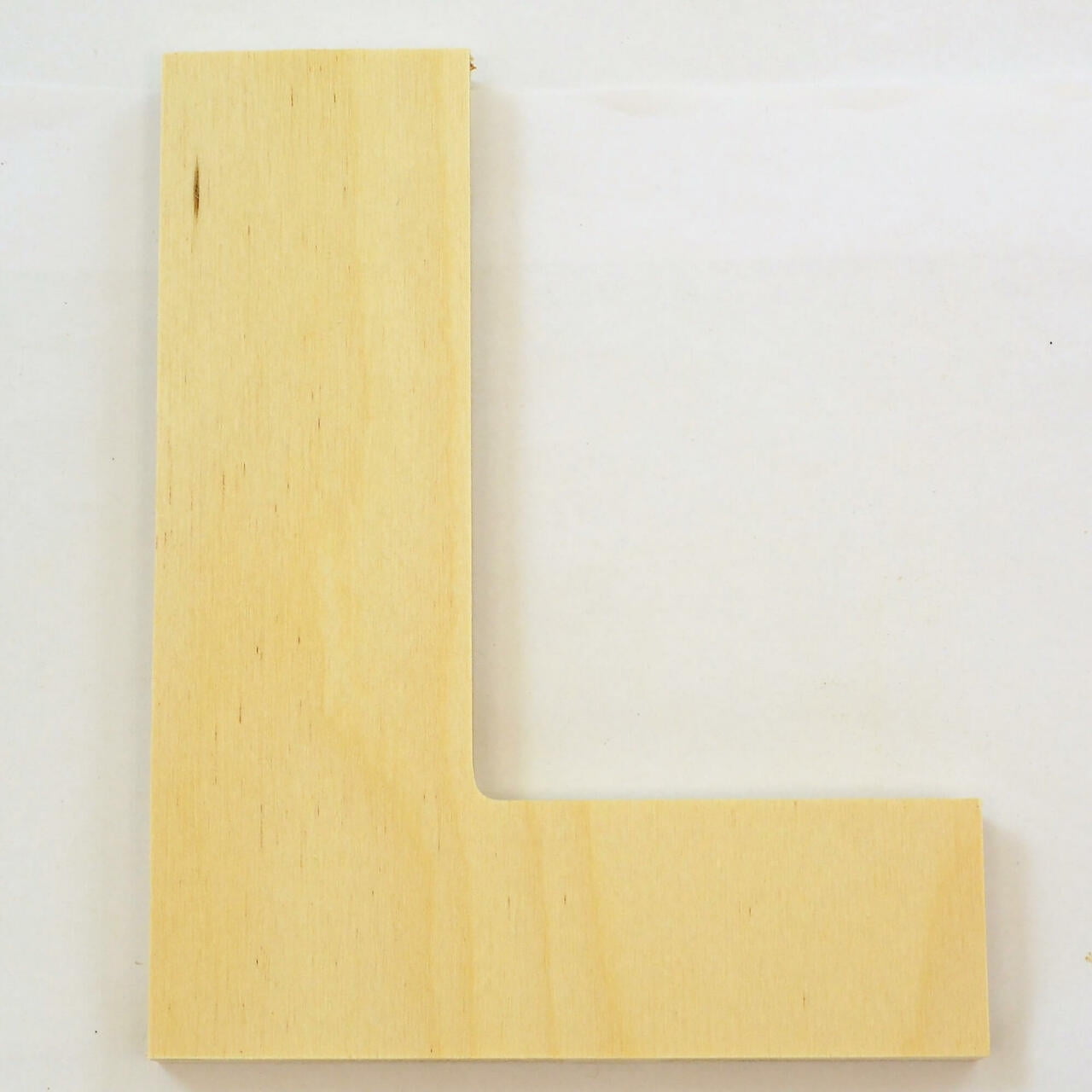 Package of 1, 12 Inch X 3/4" Thickness Baltic Birch Wood Letter L in ...