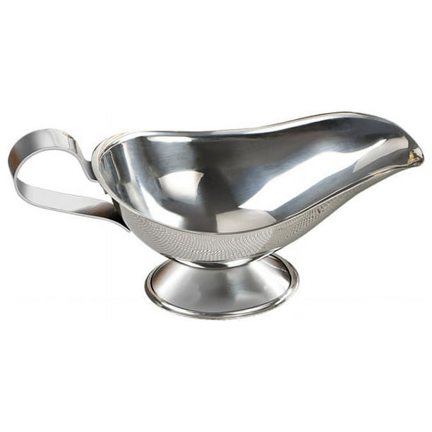 Sauce Boat, Stainless Steel Sauce Pourer Salad Dressing Server (Medium ...