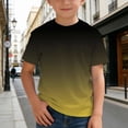 Bobifish Little Boys Basic Tee Minimal Short Sleeve Crew Neck Color ...