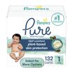 Pampers Pure Diapers Size 7, 88 Count (Select for More Options ...