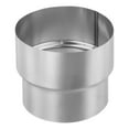 Stainless Steel Flue Liner Reducer / Tubing Connector Chimney Adaptor ...