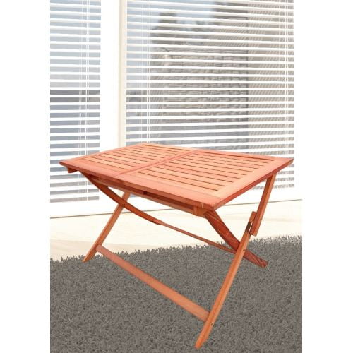 Wood Folding Outdoor Table, Indoor and outdoor universal, Teak ...