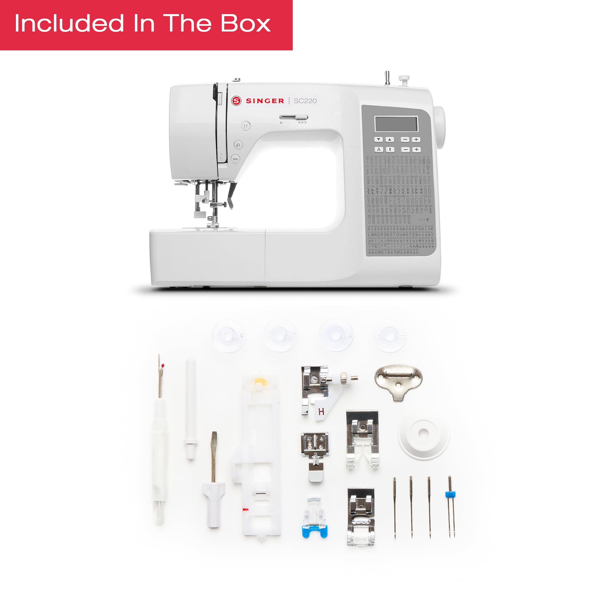 Restored Singer SC220 Sewing Machine - (Refurbished) - Walmart.com