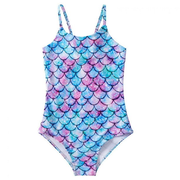 Mermaid Swimsuit Girls One Piece Swimsuit Spa Beach Swimwear ...
