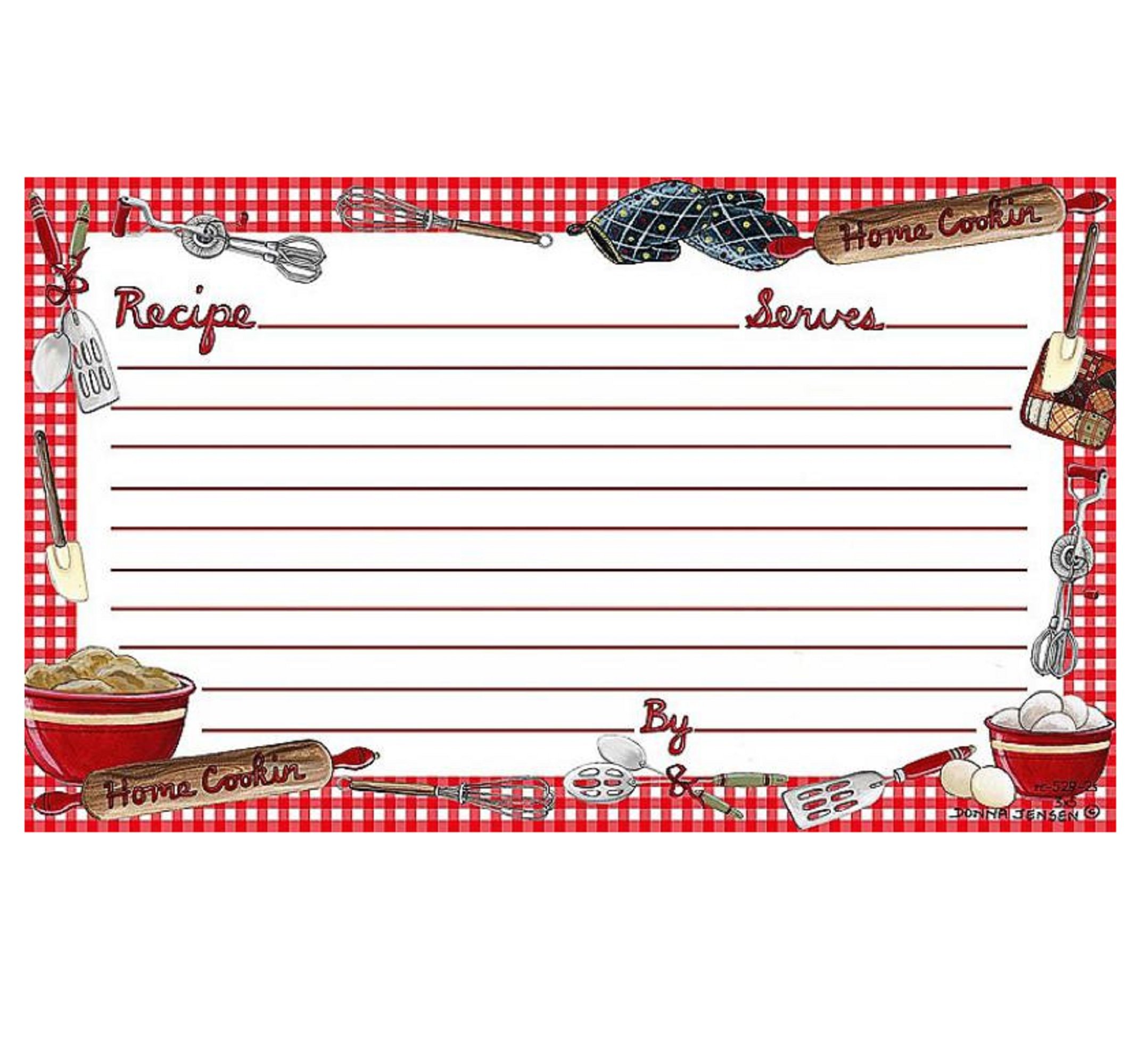 Vintage Baking Recipe Cards - 3in. x 5in. - 18 Pack (RC529s) - Walmart.com