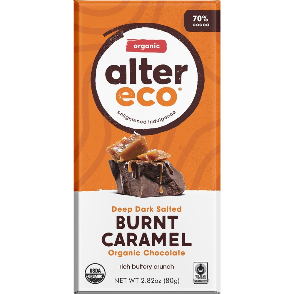 Click here for Alter Eco - Organic Dark Chocolate 70 Cacao Burnt... prices