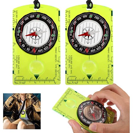 Outdoor Compasses Camping Marching Hiking Map Camping Compasses Scale Dial Backpacking Trekking ...