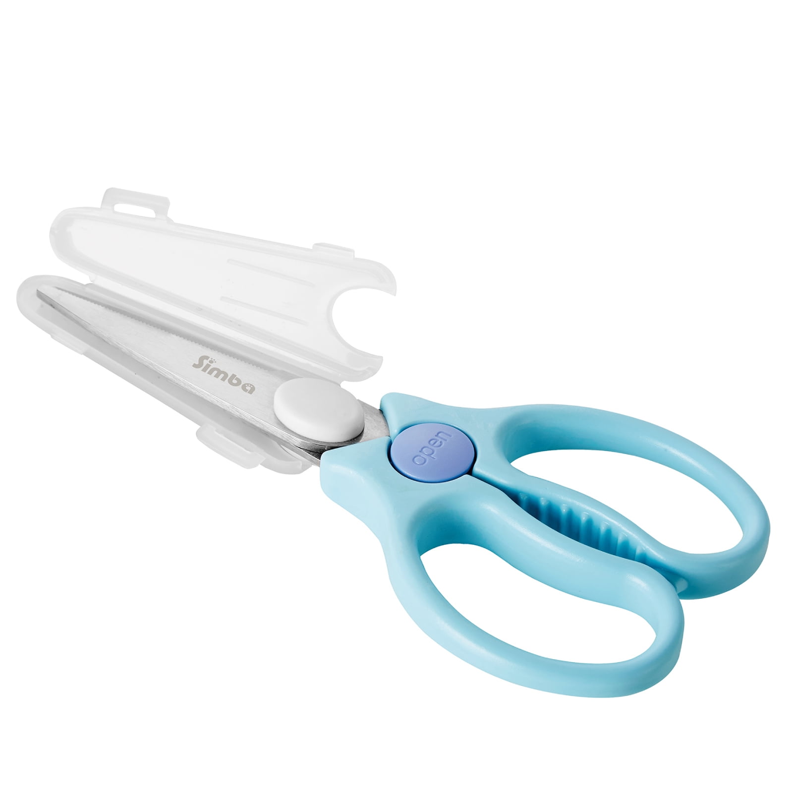 Simba Premium Portable Safety Food Scissors (Blue) - Walmart.com