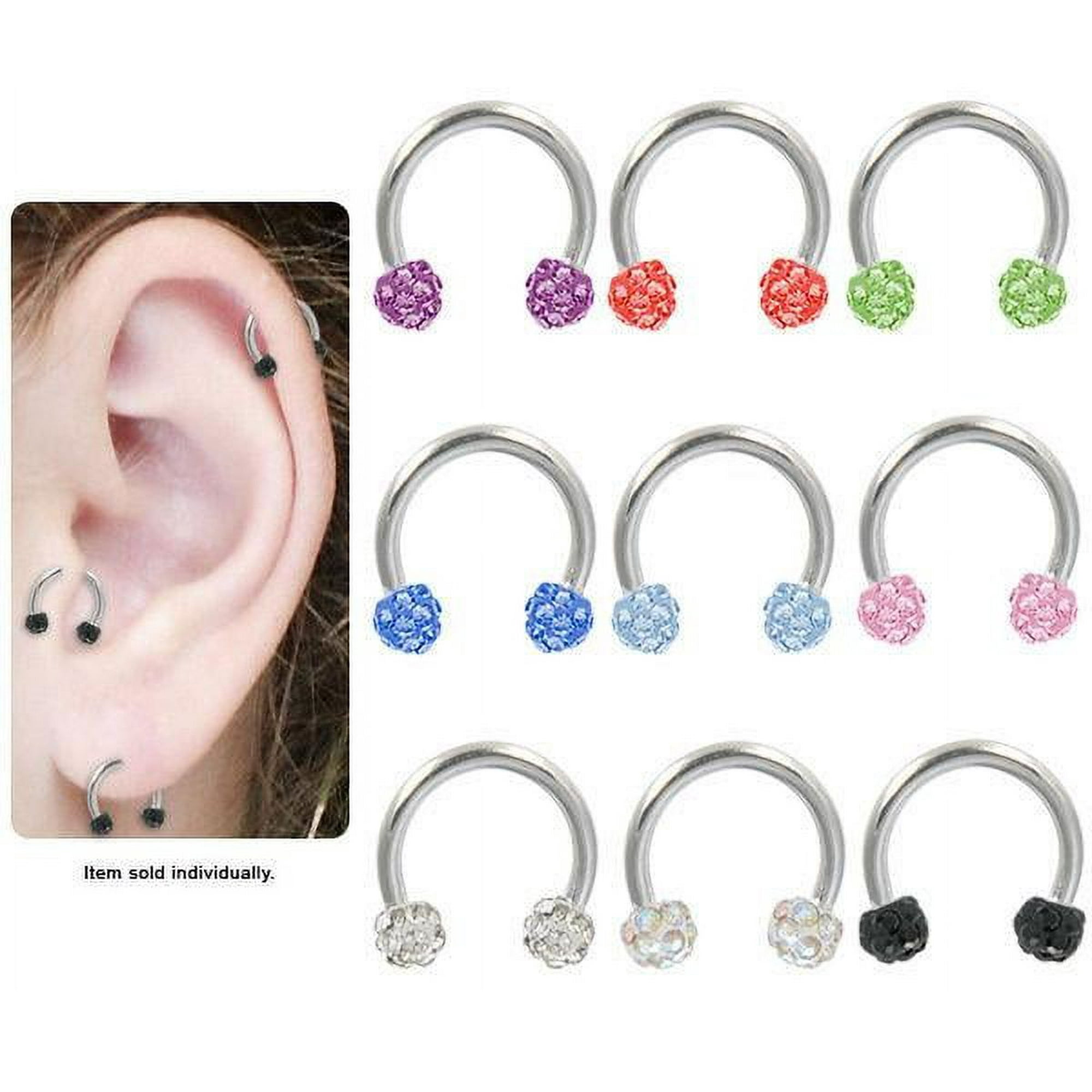 Click here for Bodyjewelryonline Tragus Cartilage Horseshoe Earri... prices