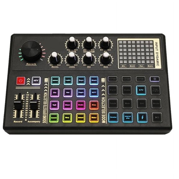 Pyle PMXU68BT 6 Channel Bluetooth Sound Board Mixer System for DJ ...