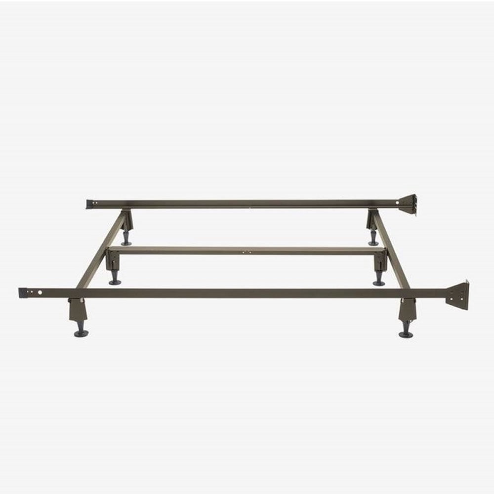 Queen size Steel Metal Bed Frame with Bolt-on Headboard Brackets ...
