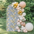 Arch Backdrop 6.6 Ft, Lemon Tree Birds Spandex Stretch Fitted Arch ...