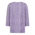 3/4 Length Sleeve Womens Tops V Neck Shirt Dressy Casual Blouse Basic ...