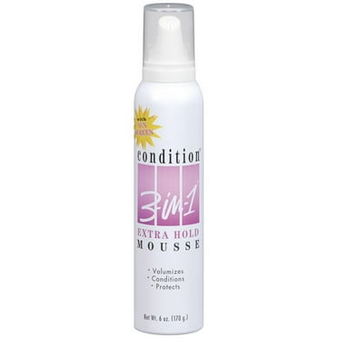 Condition 3-In-1 Maximum Hold Mousse, 6 Oz - Walmart.com