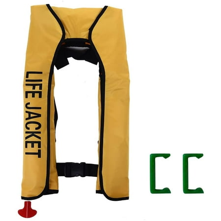 Adult Inflatable Life Vest with Soluble Tablet & Buckle Set, Automatic ...