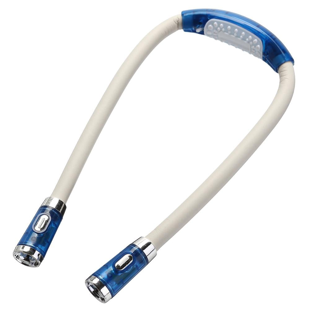 RUSR LED Flexible Handsfree Hug Neck Reading Book Light Torch ...