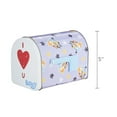 Bluey Kids Novelty Small Metal Tin Mailbox, 1 Count, with Red Flag ...