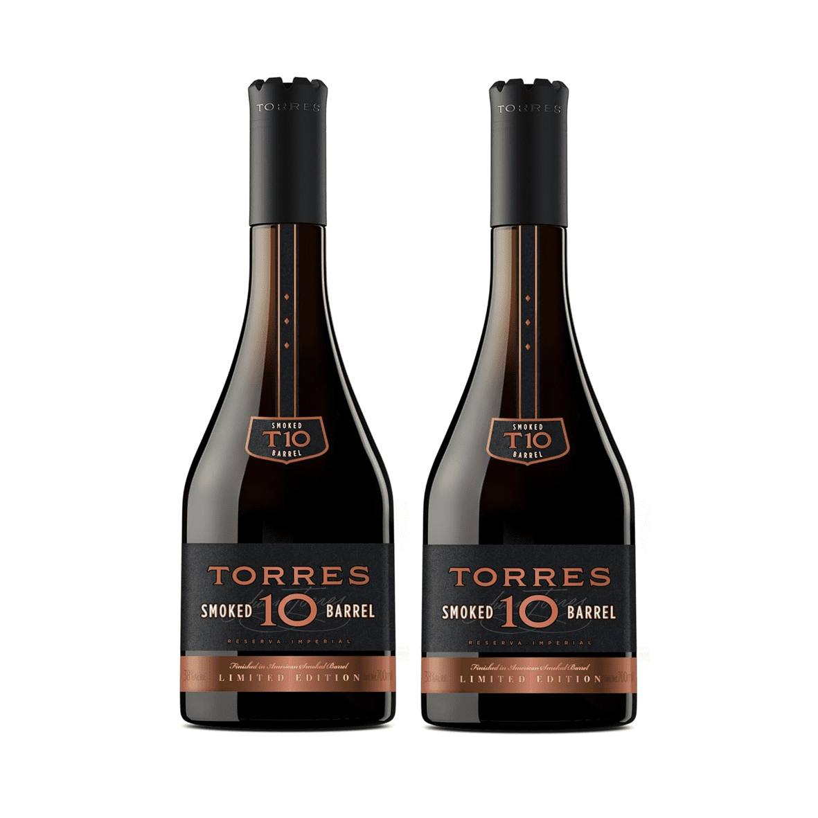 Pack de 2 Brandy Torres 10 Gran Reserva 700 Ml Smoked Barrel | Bodega ...