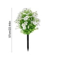 2pcs Artificial Ground Stake Tree for Outdoor Garden Decoration ...