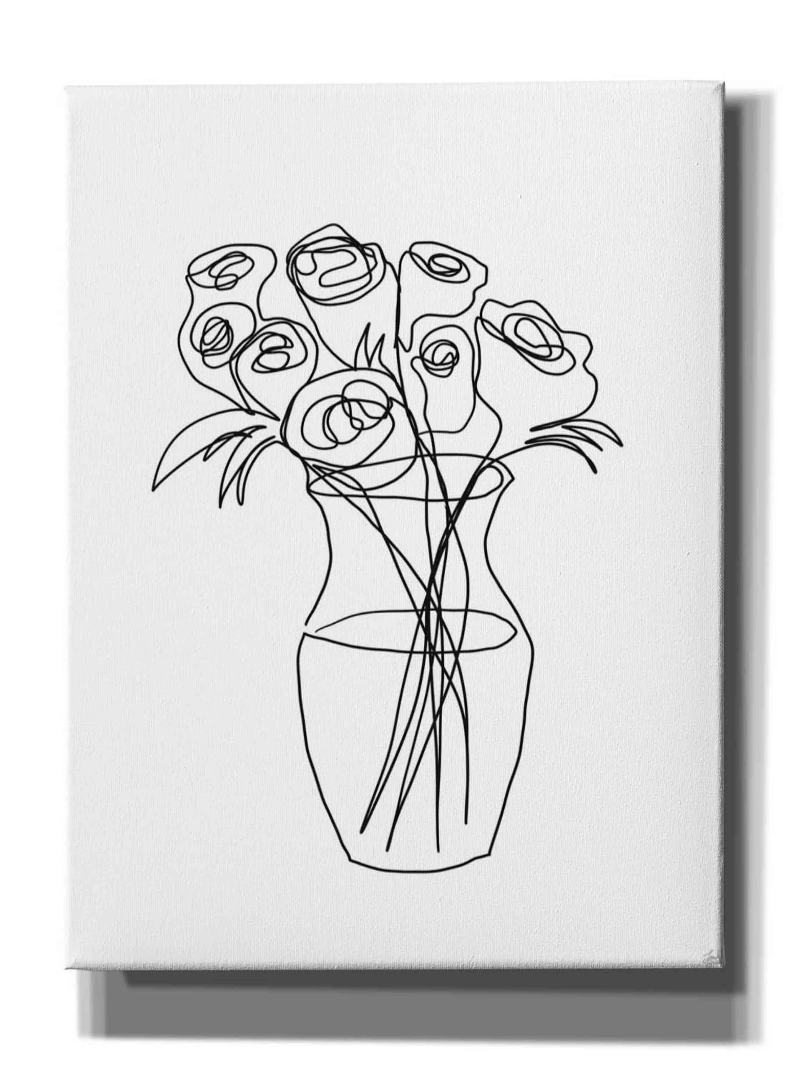 Epic Graffiti 'Floral Bunch 2' by Line and Brush, Canvas Wall Art, 12 ...