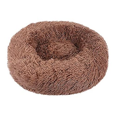 Round Dog Beds Cat Bed Mattress Marshmallow Fluff Nest Calming Dog Bed ...