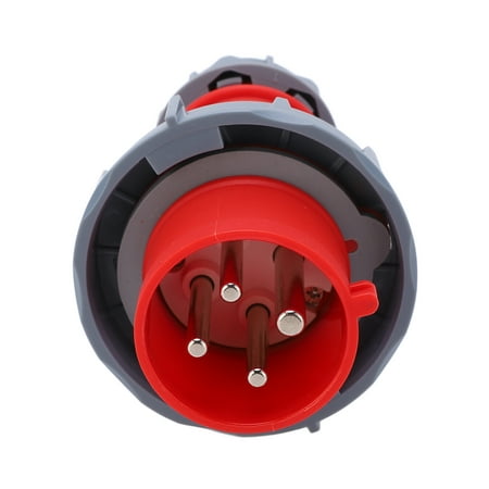 Industrial Site Plug, Connector PA66 Brass Safe 4 Pin 3P+E 380-415V For ...