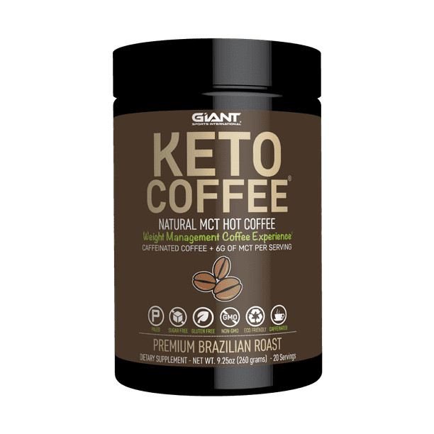 Giant Sports Keto Coffee, Complete Coffee Mix with MCTs, Brazilian ...