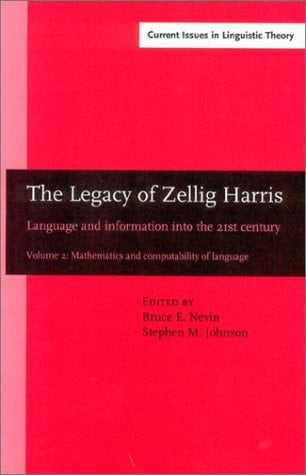 Pre-Owned Current Issues in Linguistic Theory: The Legacy of Zellig ...