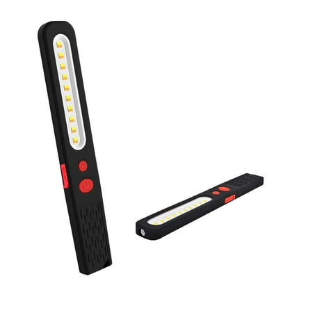 Rechargeable LED Work Light, 2 in 1 Dual Color Combo Light 5W COB LED ...