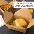 Take Out Food Containers Microwaveable Kraft Brown Take Out Boxes 45 oz ...