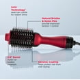 Revlon One-Step Volumizer Hair Dryer Ceramic Brush, Radiant Ruby ...